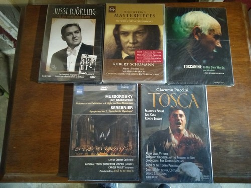 Miscellaneous Opera And Classical Music DVDs Set Of 5 Brand New | eBay