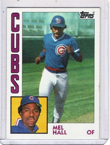 1984 Topps Mel Hall #508 Chicago Cubs Baseball Card | eBay
