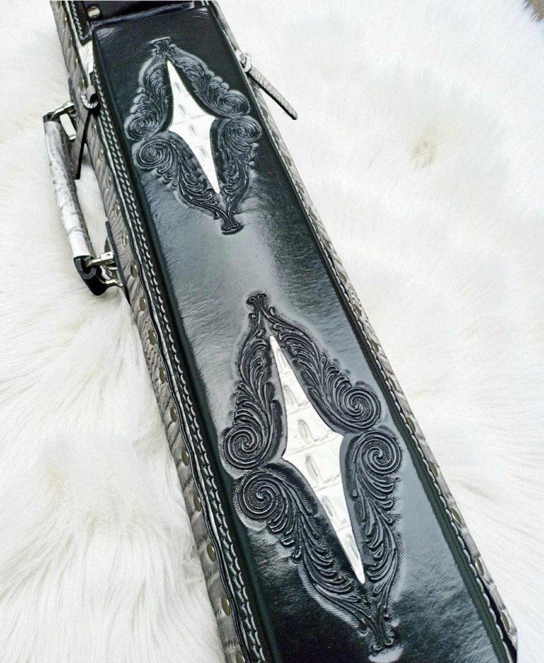 Volturi Custom Pool Case 4x8 Genuine Leather with Backpack Straps. | eBay