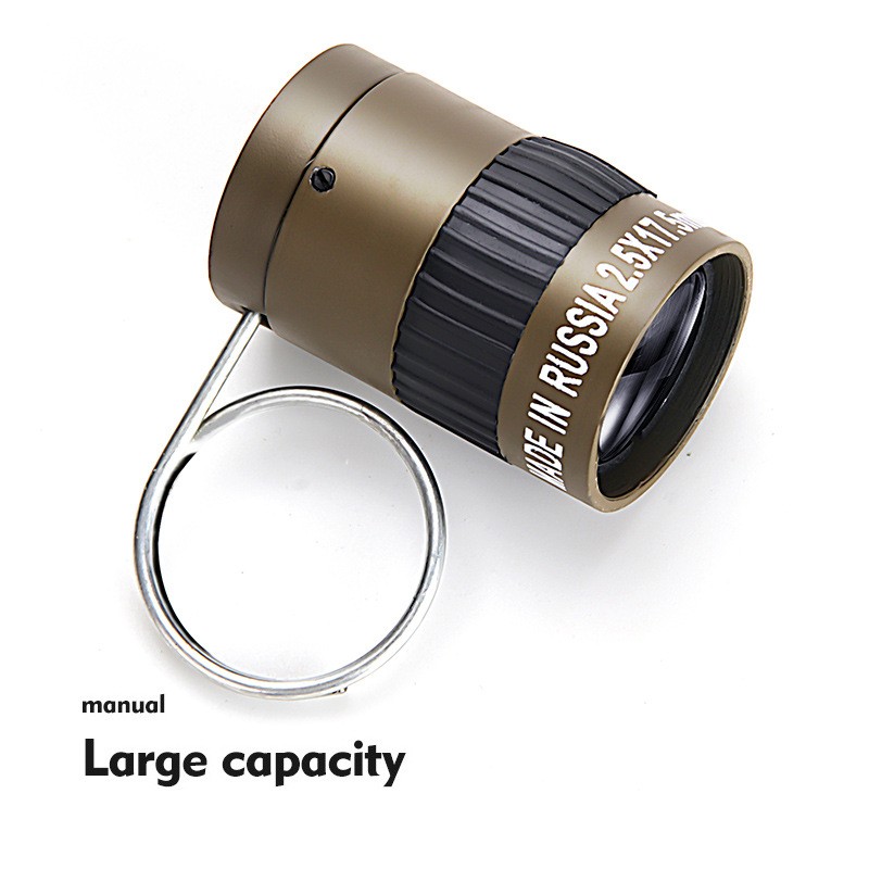 2.5x17.5 Thumb Miniature Binoculars Mini Monoculars HD Hiking Camping ...