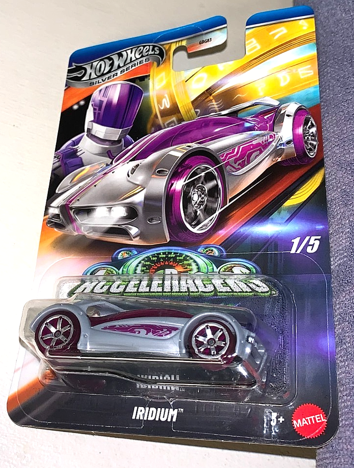 HOT WHEELS 2025 SILVER SERIES ACCELERACERS IRIDIUM,SLING SHOT ETC. 5 ...