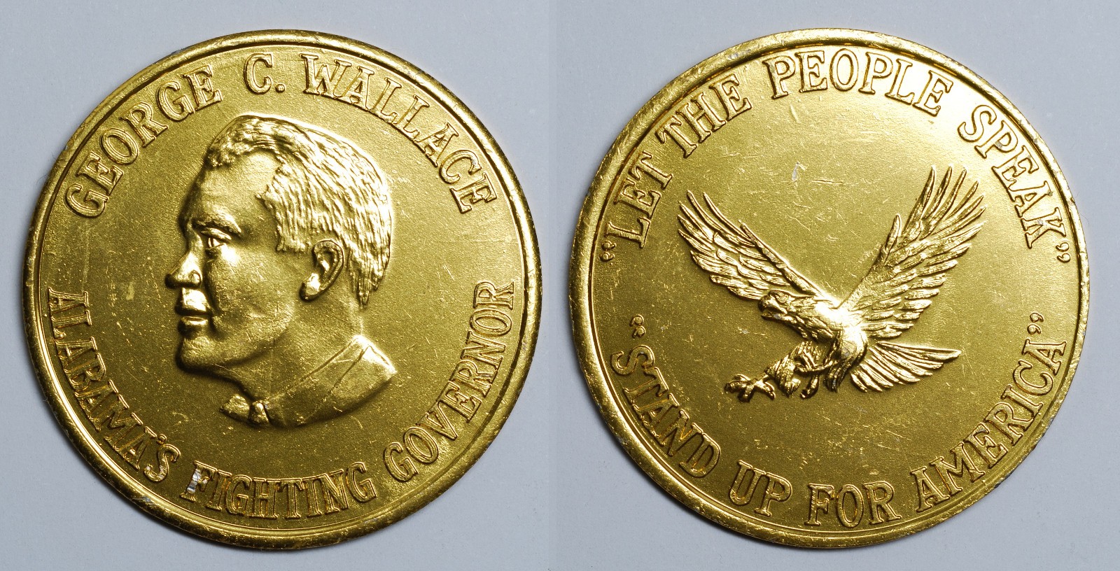 George C Wallace, Alabama – Let the People Speak… Medal | eBay