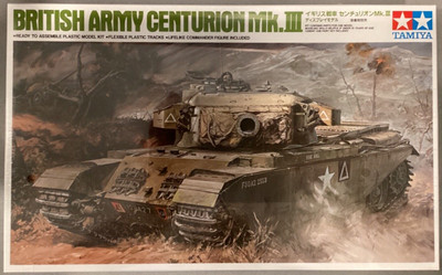 Tamiya 89555 2000 British Centurion Tank Mk.III 1:35 Scale Model Kit 1/ ...