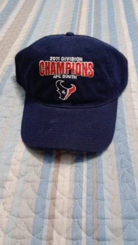 Houston Texans AFC South Division Champions 2011 Cap. Adjustable Strap ...