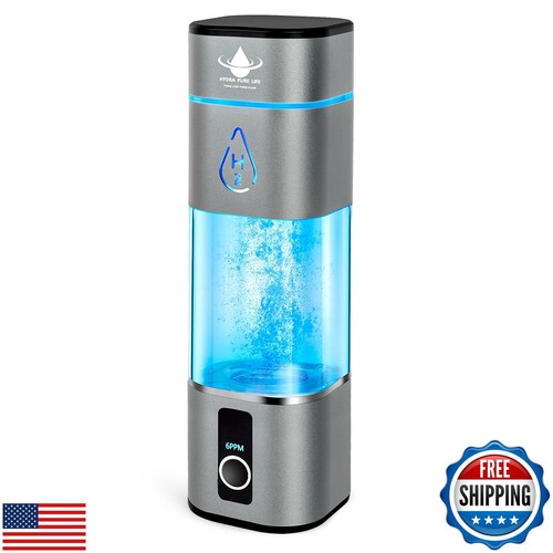 Hydra Pure Life Hydrogen Water Bottle Generator Up to 6000PPB with SPE ...