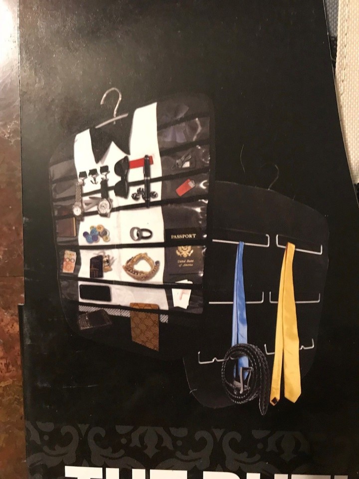 * The Butler Organizer Men Ties Belts Accessories Bag Travel Hooks ...