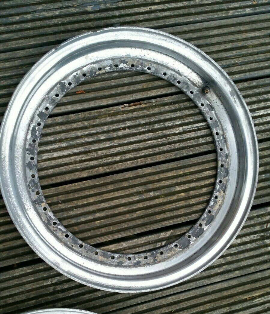 2x 17" Speedline Alessio , Mistral split rim lips 36 hole 2" wide ...