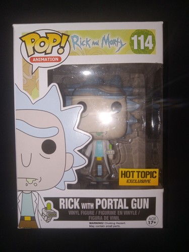 Funko POP! Animation #114 Rick with Portal Gun | Hot Topic Exclusive ...