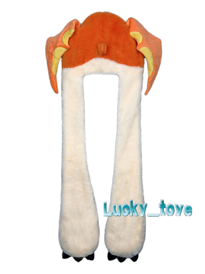 Digimon Adventure Patamon Plush Hat Ears Movable Digital Monster Scarf ...