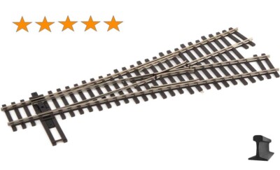 Walthers HO Scale ~ Code 83 Nickel Silver DCC Friendly #3 Wye Turnout ...