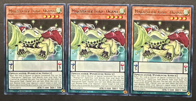 YUGIOH 3x Majespecter Toad - Ogama - MZMI-EN074 - Rare - 1st Edition NM ...