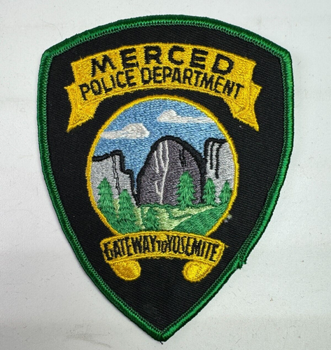 Merced Police California CA Gateway to Yosemite Patch | eBay