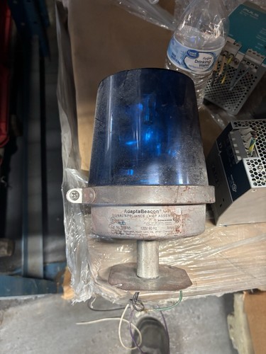 EDWARDS 52B-N5 ADAPTABEACON ROTATING WARNING LIGHT BLUE DOME USED | eBay