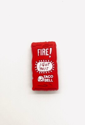 FIRE TACO BELL SHOE CHARM | eBay