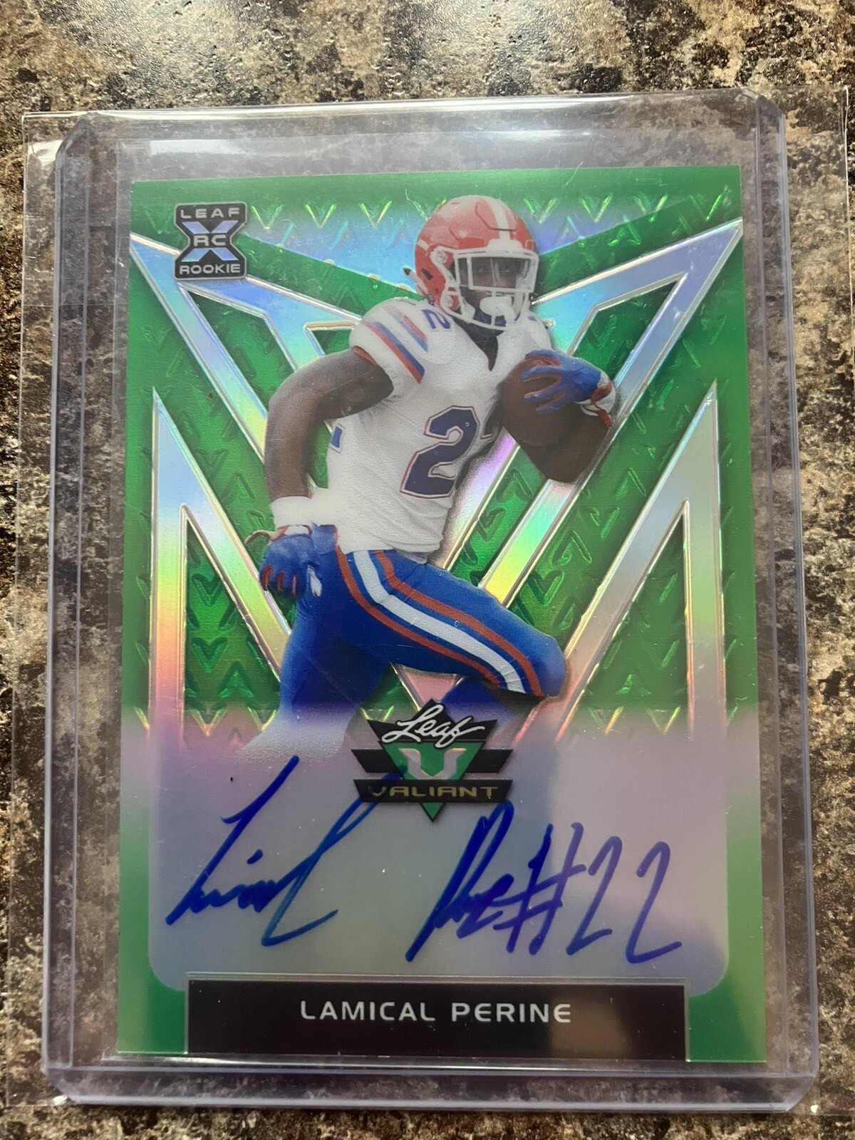 2020 Leaf Valiant Lamical Perine Auto RC #50/75 | eBay