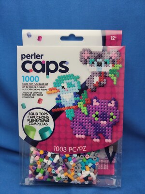 Perler Cap 1000 Solid top Fuse Bead Starter Kit-KOALA 1 pack of 1 kit ...