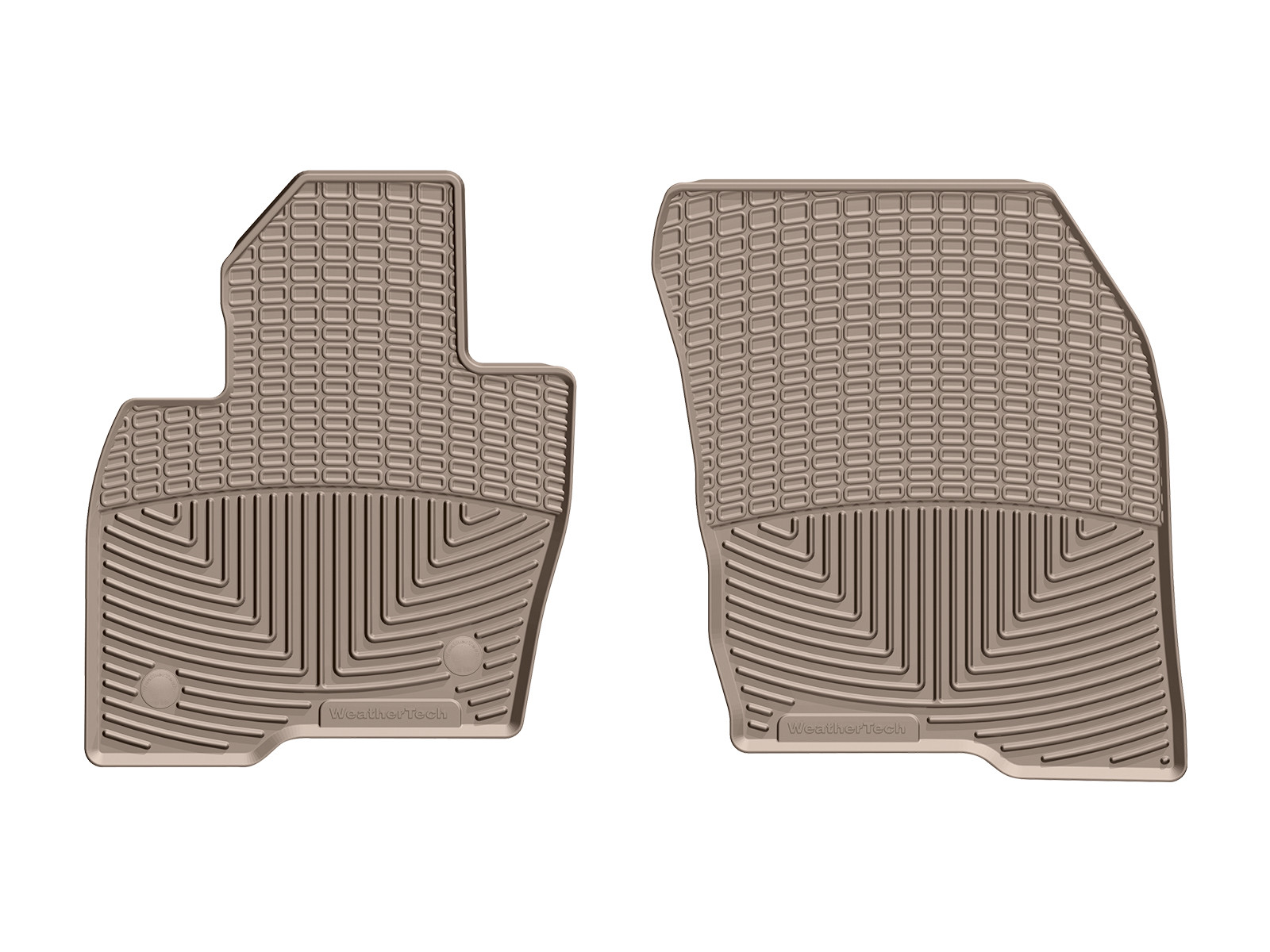 WeatherTech All-Weather Floor Mats for Ford Edge 2015-2022 1st Row Tan ...