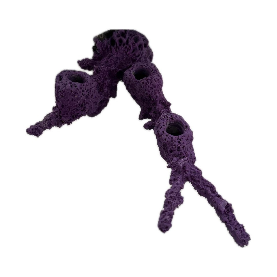 MAGNETIC 3 Hole Acropora Coral Branch Frag Rock Plug for Reef Aquariums ...