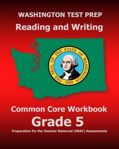 WASHINGTON TEST PREP Reading and Writing Common Core Workbook Grade 5 ...