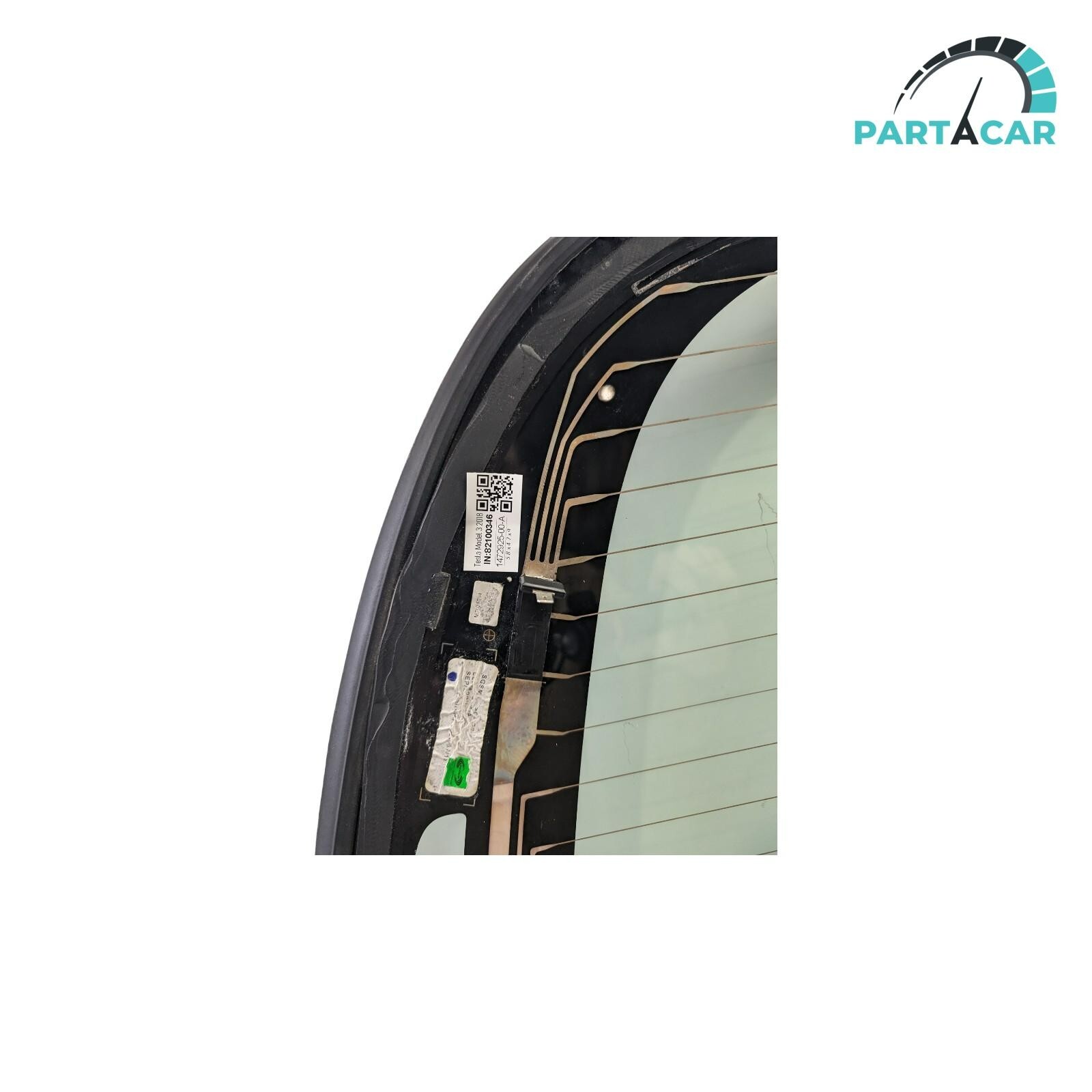 2017-2020 Tesla Model 3 Rear Windshield Window Glass Panoramic Roof ...