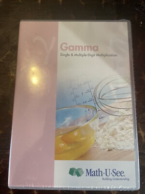 Gamma: Math-U-See 2009 Math Homeschool Curriculum DVD Math Multiplication Sealed 9781608260140 ...