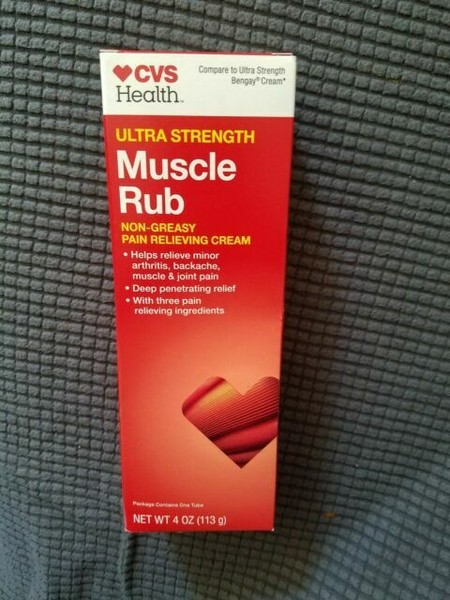 CVS Health Ultra Strength Muscle Rub Cream 4 Oz Exp 08/22 (y) for sale ...