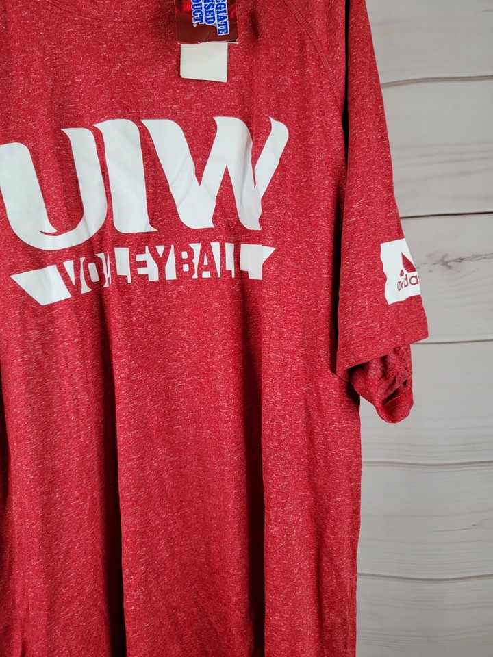NEW UIW Incarnate World Cardinal Volleyball Adidas Clima Men's Shirt XL ...