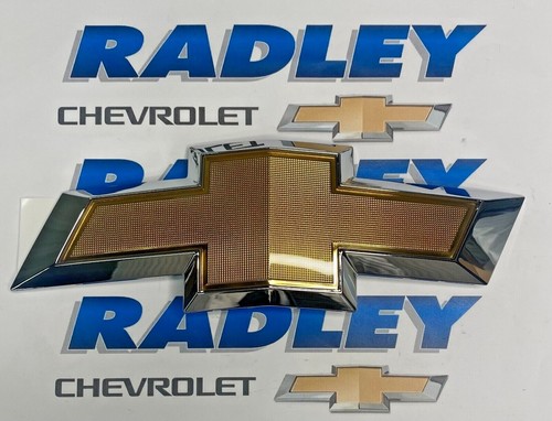 NEW GM OEM CHEVROLET FRONT BUMPER GRILL- EMBLEM BADGE NAMEPLATE GMC ...