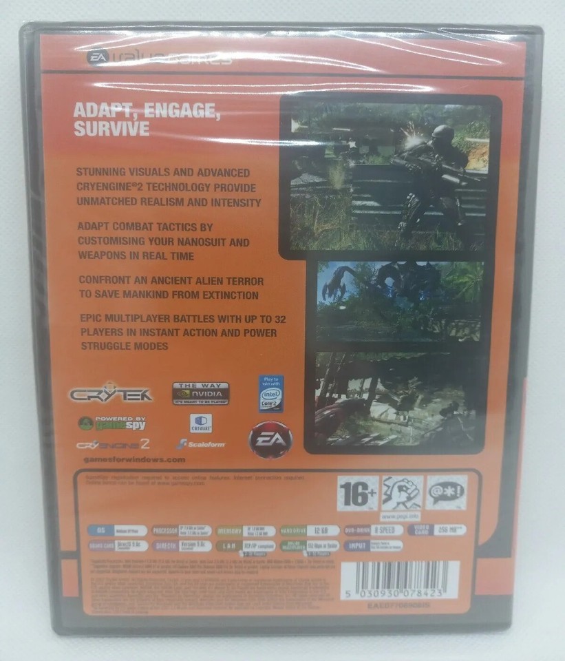Crysis PC DVD Game * Windows XP / Vista * Brand New & Factory Sealed | eBay
