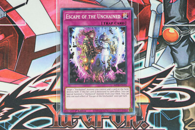 YuGiOh Trap Card Escape of the Unchained MP20-EN191 1st Edition Common ...