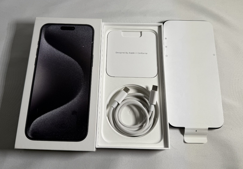 Apple iPhone 15 Pro Max 256GB Black Unlocked phone Orginal Box | eBay