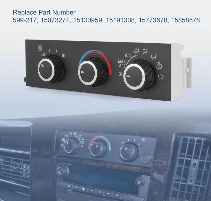 Climate Control Module Chevy Express GMC Savana 1500 2500 3500 2008 ...