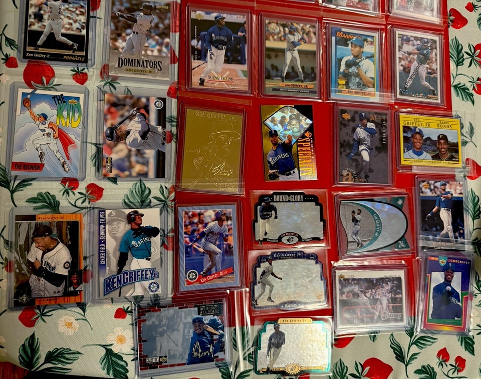 33 Card Lot Of Assorted Ken Griffey Jr Baseball Cards W Inserts | eBay