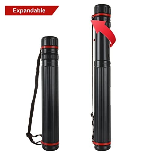 2Pk Art and Poster Tube Document Blueprint Holder Tube Expand from 17 ...
