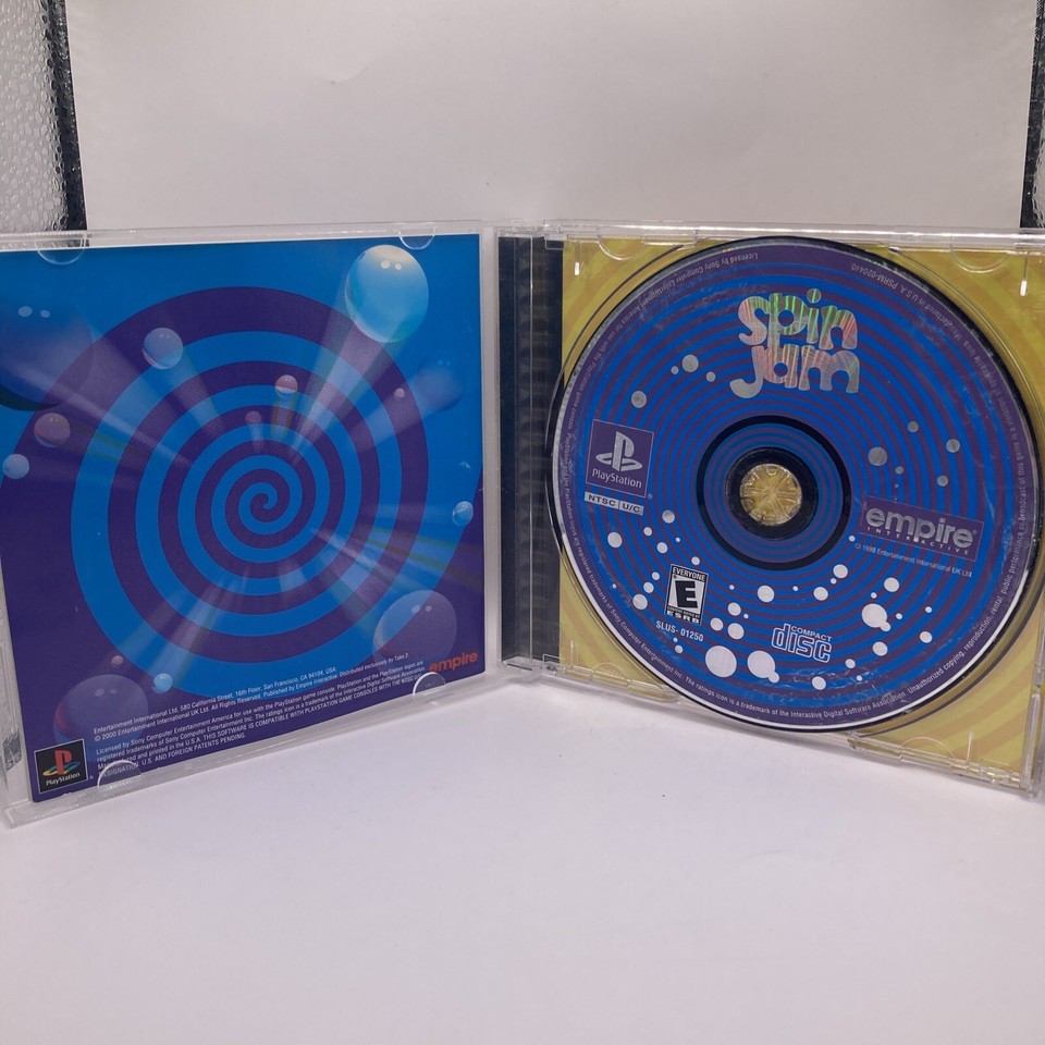 Spin Jam (Sony PlayStation 1, 2000) PS1 CIB Complete w Manual ...