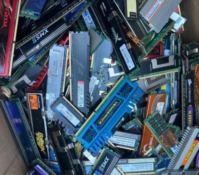 40LBS Memory Ram All With Heat Sinks Scrap Gold Recovery | eBay