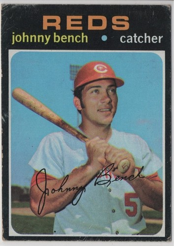 1971 Topps Johnny Bench Vintage Baseball Card #250 | eBay