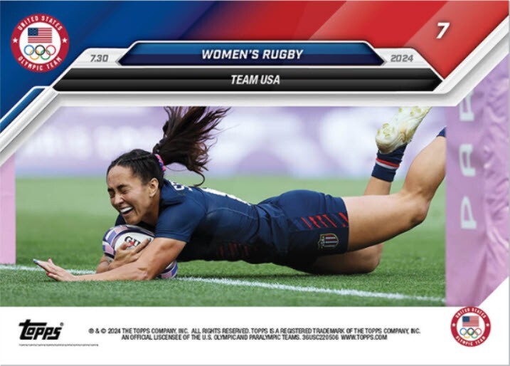 Women's Rugby 2024 Olympic TOPPS NOW Card 7 Presale | eBay
