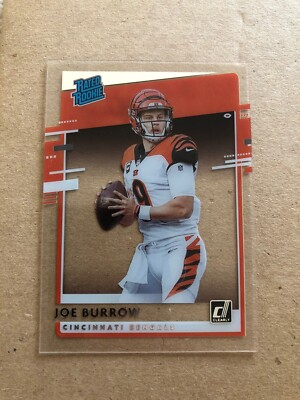 JOE BURROW 2020 Panini Chronicles Donruss Rated Rookie RC RR-JB Bengals ...