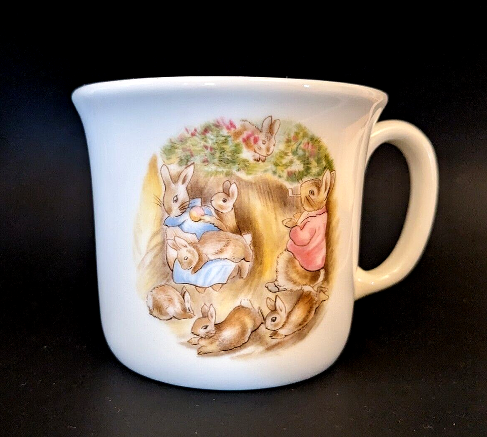 Royal Albert Beatrix Potter THE FLOPSY BUNNIES Tea Cup Children’s Mug ...
