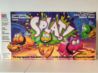 Splat! Complete Vintage Board Game, New Dough, 1990 Milton Bradley | eBay