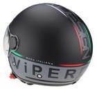 VIPER OPEN FACE RS-V19 SCOOTER MOTORCYCLE HELMET DUAL VISOR FORZA ITALY ...