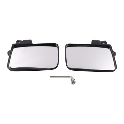 1 Pair Rubber Coated Magnetic Side Mirror 03RVM0001BBK for UTV Forklift ...