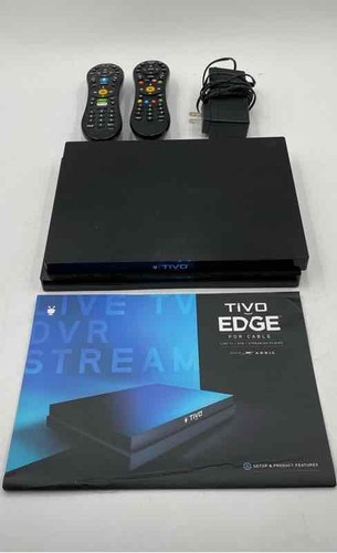 Tivo Edge 2TB Black Dolby Atmos 4K HDR Voice Control HDMI Streaming ...