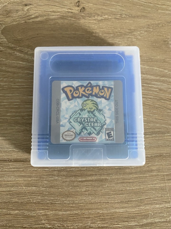 Pokemon: Crystal (Clear) Version (Game Boy Color) GBC - GBA - Tested ...