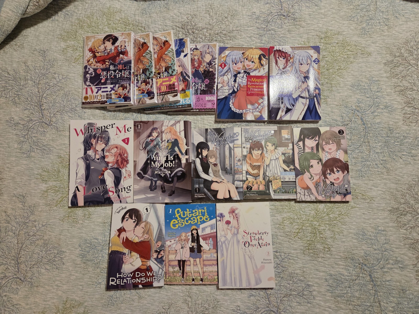 Lot of 15 Yuri Manga Sapphic WLW Girl's Love Comic Books Graphic Novels ...