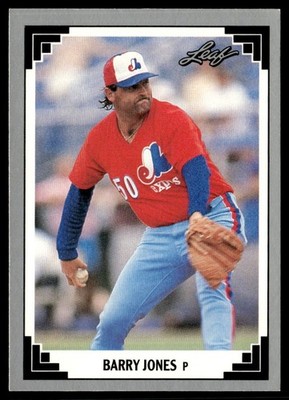 1991 Leaf Barry Jones Montreal Expos #406 | eBay