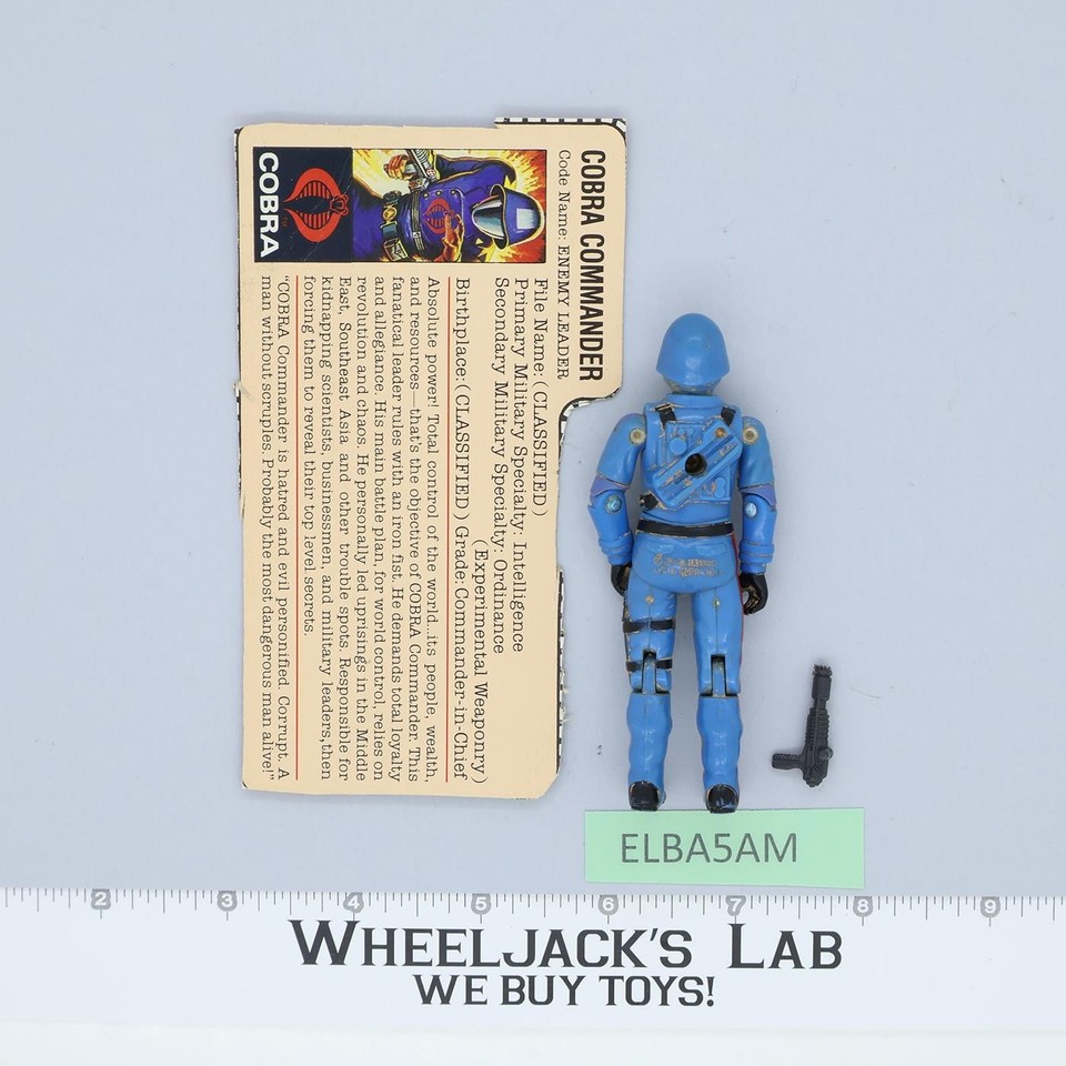 Cobra Commander V1.5 RED CARD BACK Complete G.I. Joe 1983 Hasbro ...