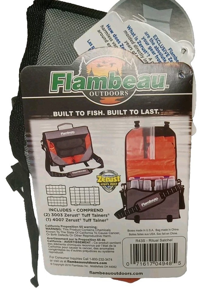 Flambeau Ritual R43S Satchel Fishing Bag / Fishing Bag | eBay