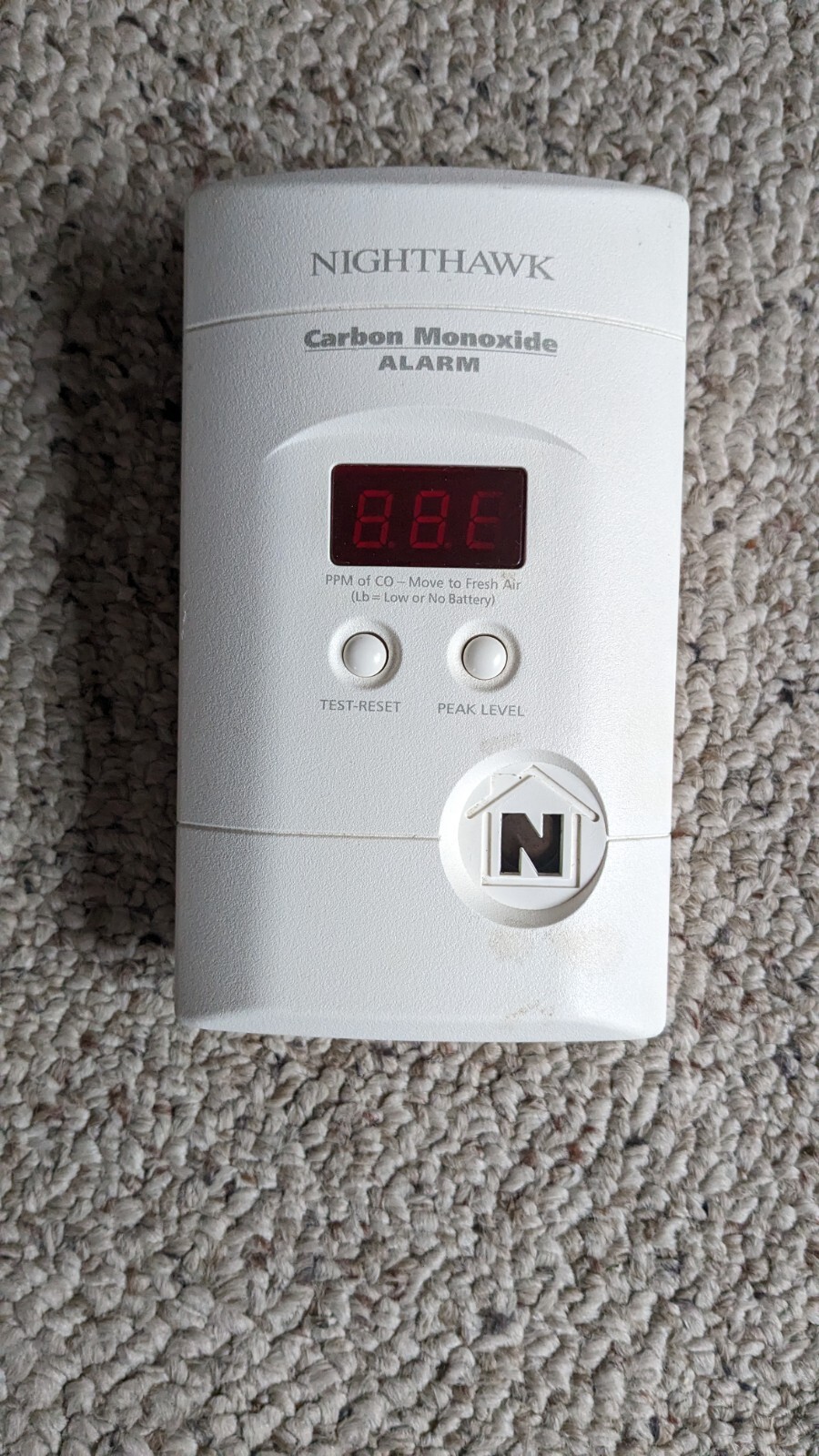 Kidde Nighthawk KN-COPP-3 White AC Plug-in Operated Carbon Monoxide ...